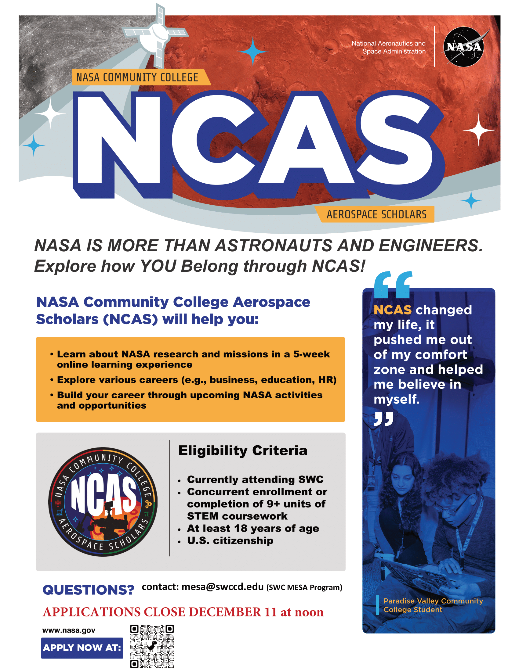 Nasa Stem Scholarship